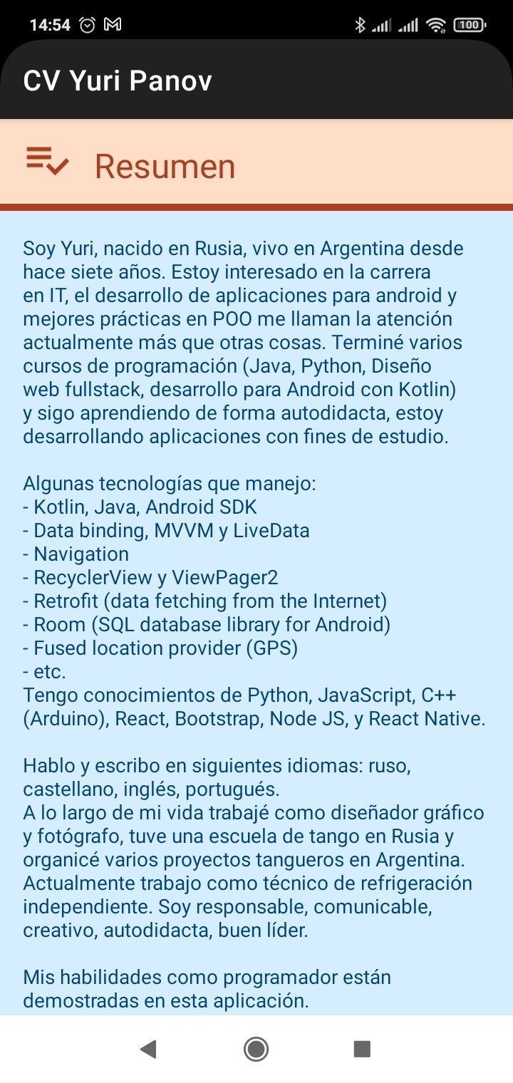 Yuri Panov android developer